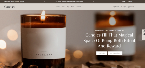 Top Candle Website Templates for Your Shop | ThemeForest & More